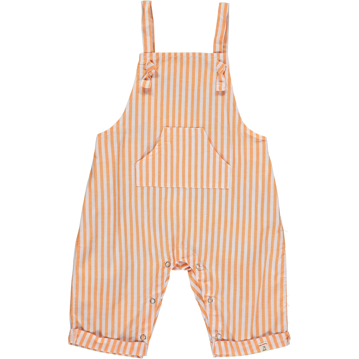 AHOY Orange Stripe Woven Overalls – Me & Henry