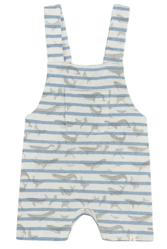 DANDY STRIPED WHALES Jersey Overalls – Me & Henry